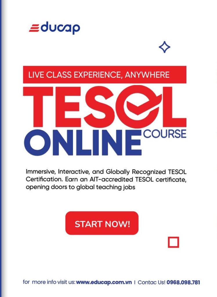 Khóa đào tạo TESOL Online | EDUCAP